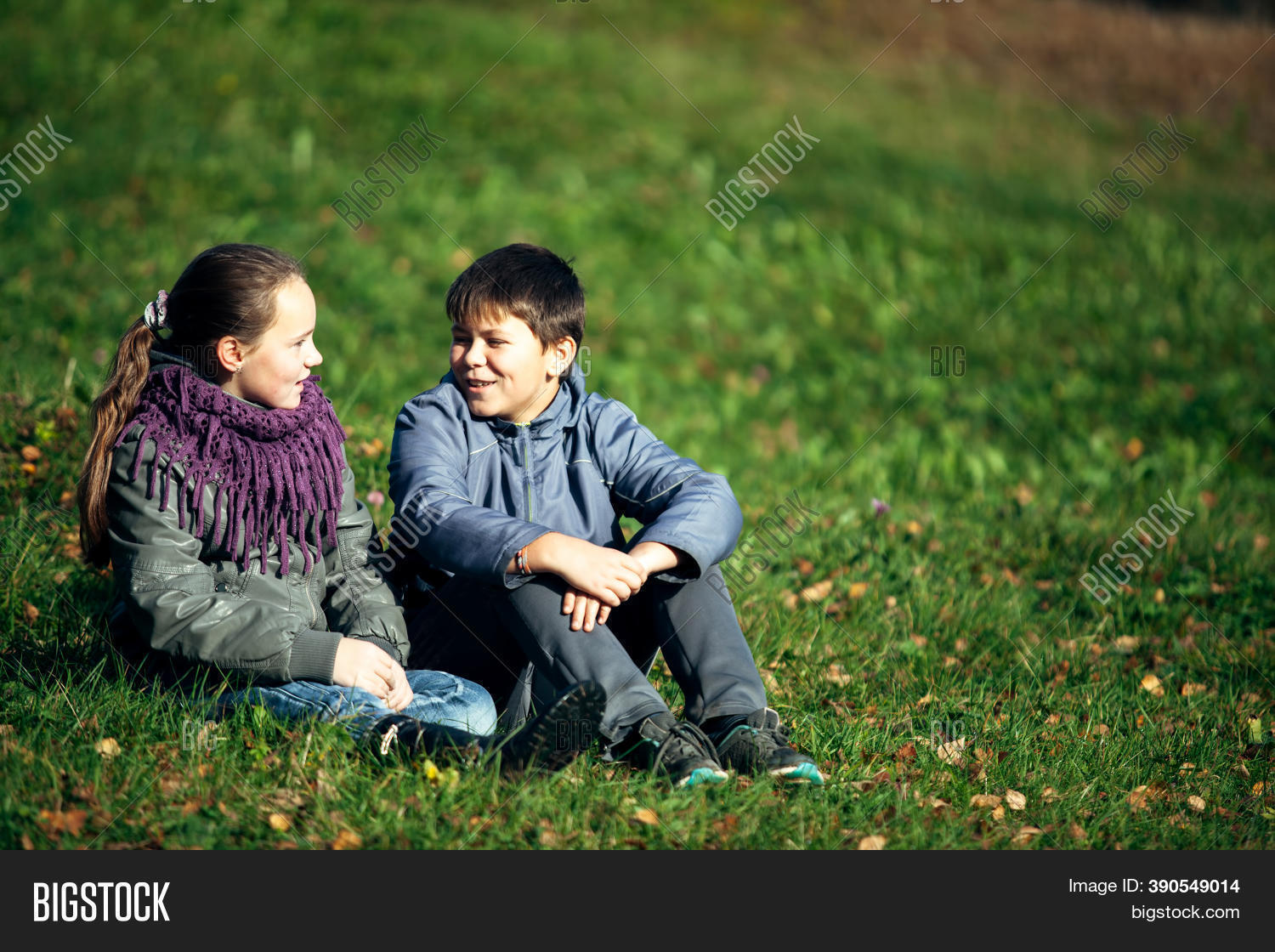 Couple Teenagers Meet Image & Photo (Free Trial) | Bigstock