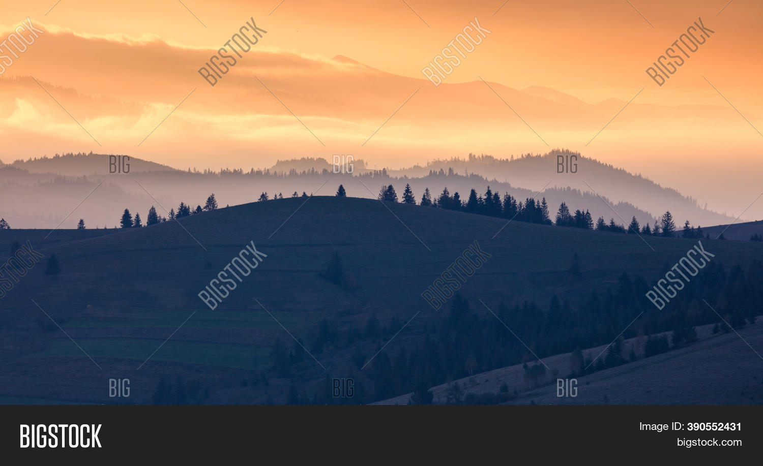 Orange Yellow Sunset Image & Photo (Free Trial) | Bigstock