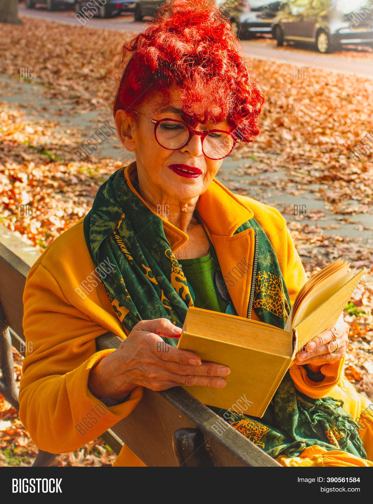 Senior Woman Red Hair Image & Photo (Free Trial) | Bigstock