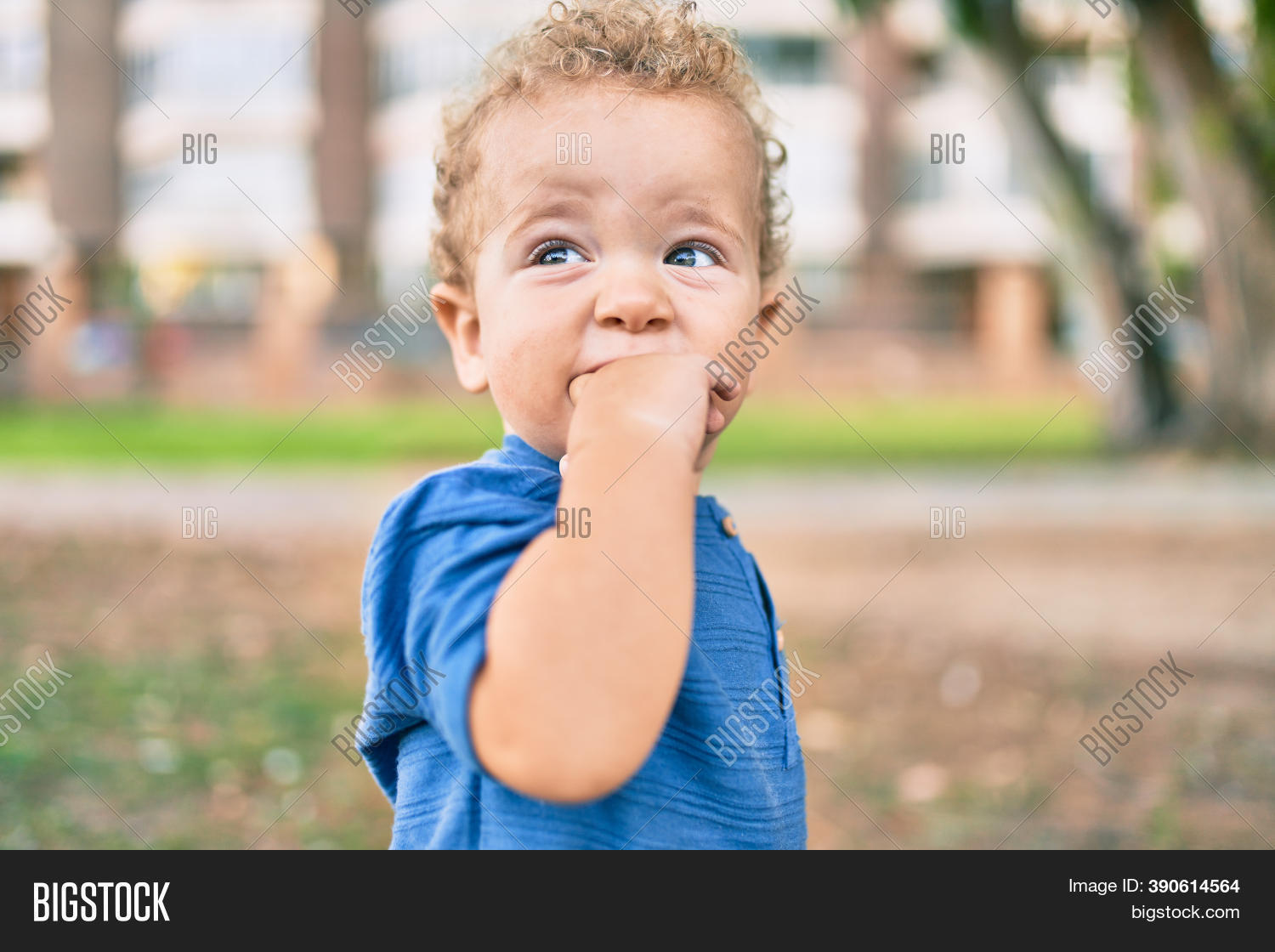 Sad Little Boy Putting Image & Photo (Free Trial) | Bigstock