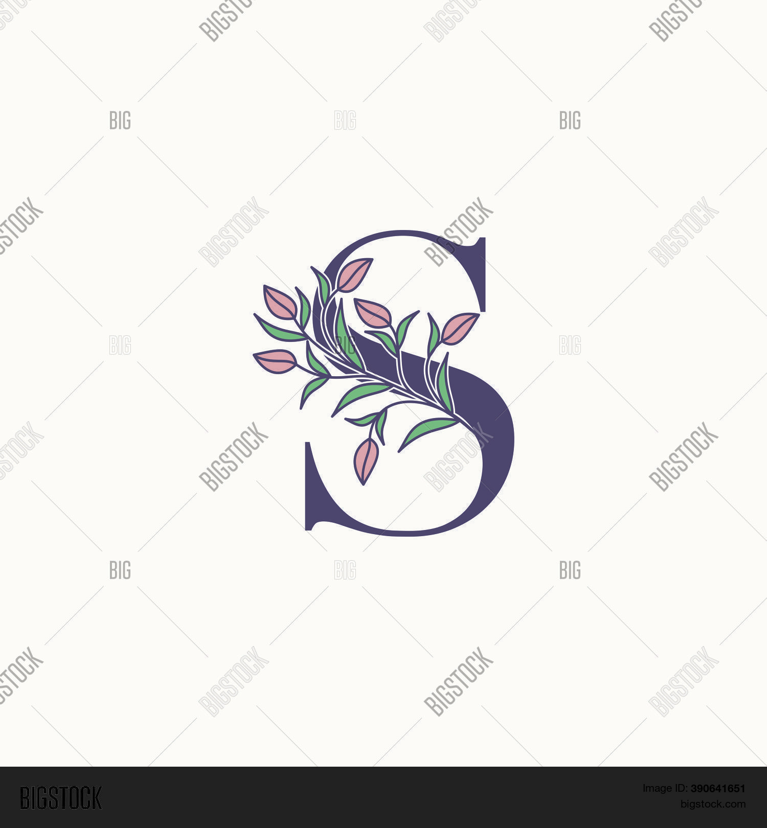 Ornate Initial Letter Vector & Photo (Free Trial) | Bigstock