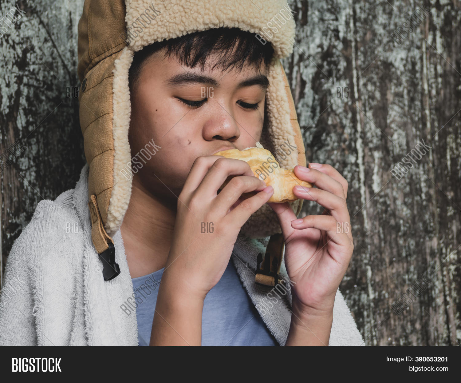 Hungry Child Eating Image & Photo (Free Trial) | Bigstock