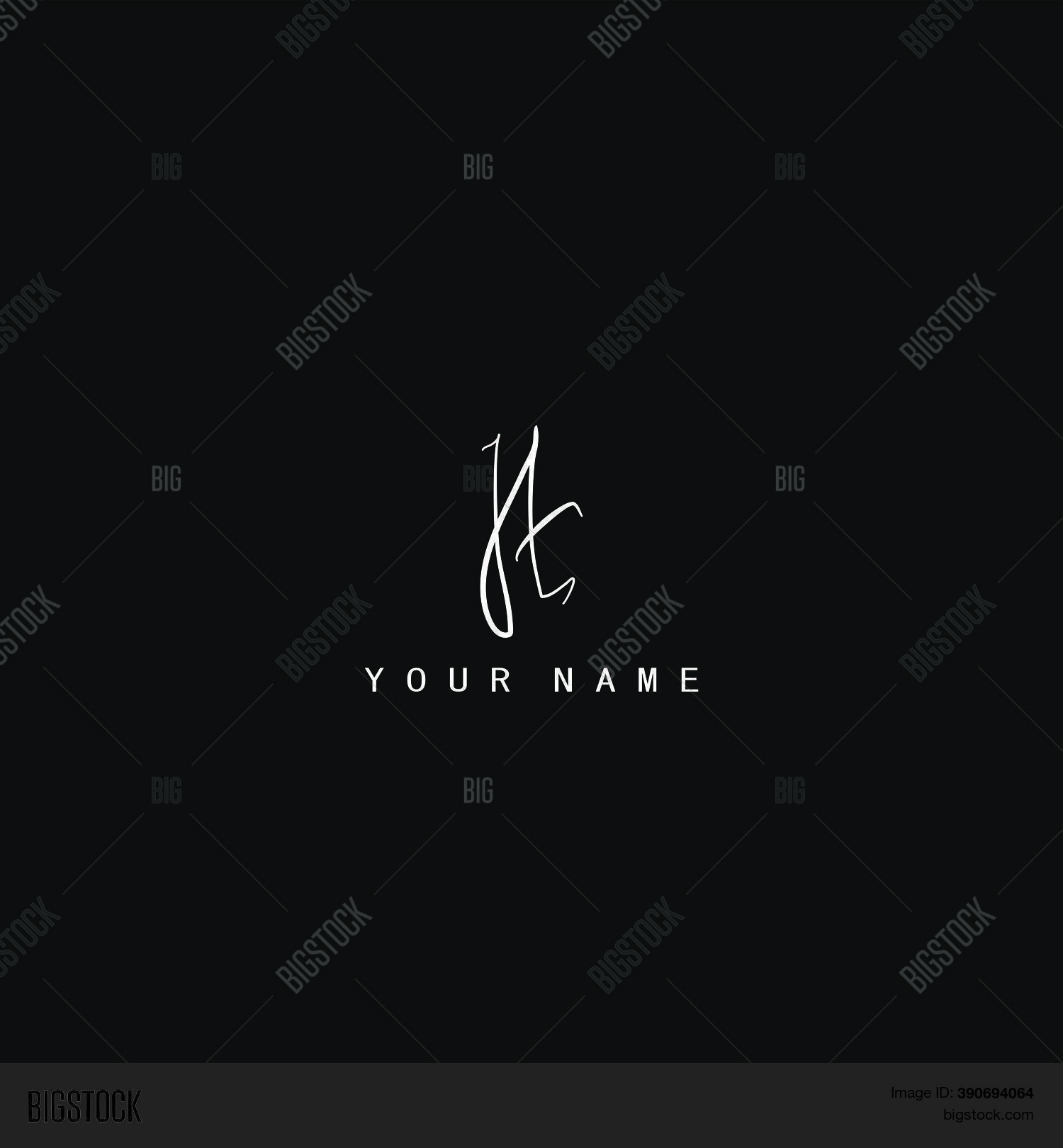 Signature Logo J T, Vector & Photo (Free Trial) | Bigstock