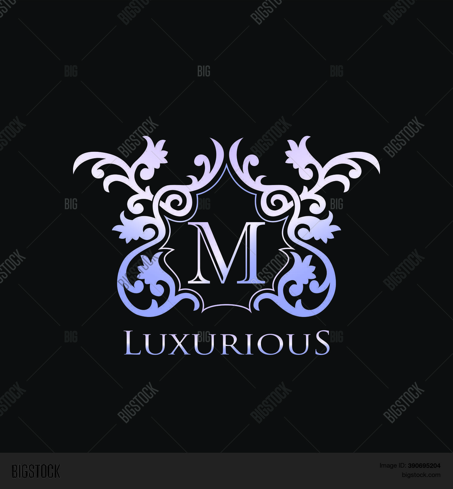 Metal Luxury Letter M Vector & Photo (Free Trial) | Bigstock