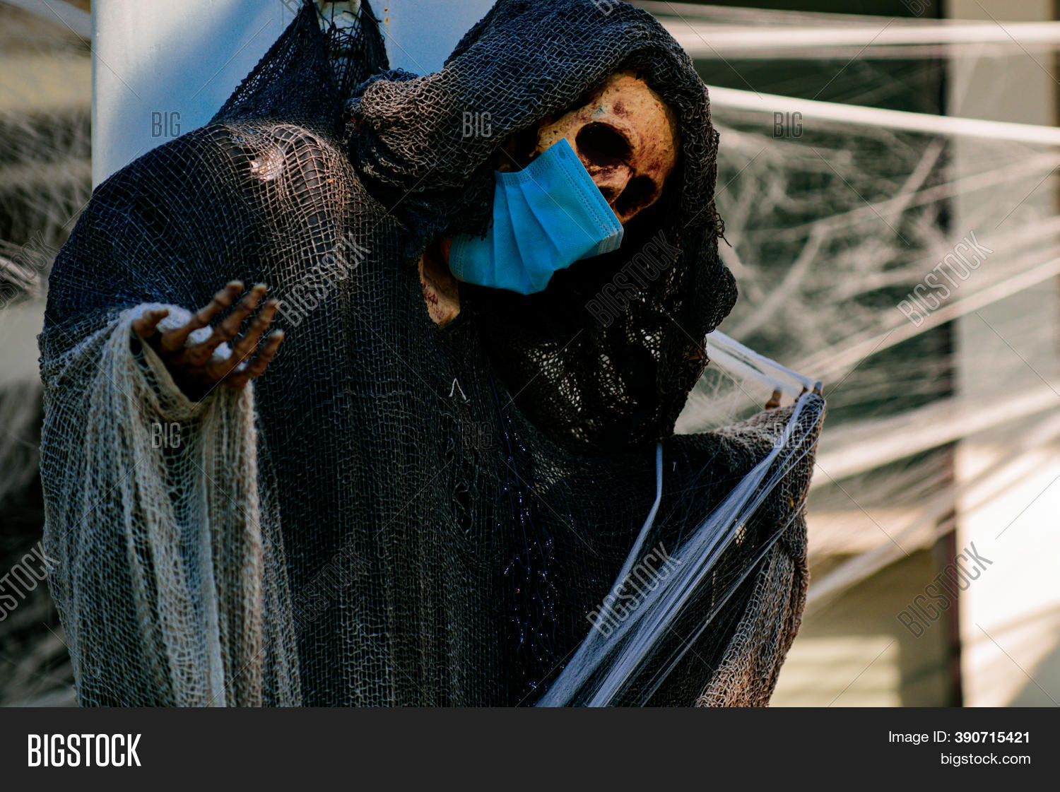Death Wearing Mask Image & Photo (Free Trial) | Bigstock
