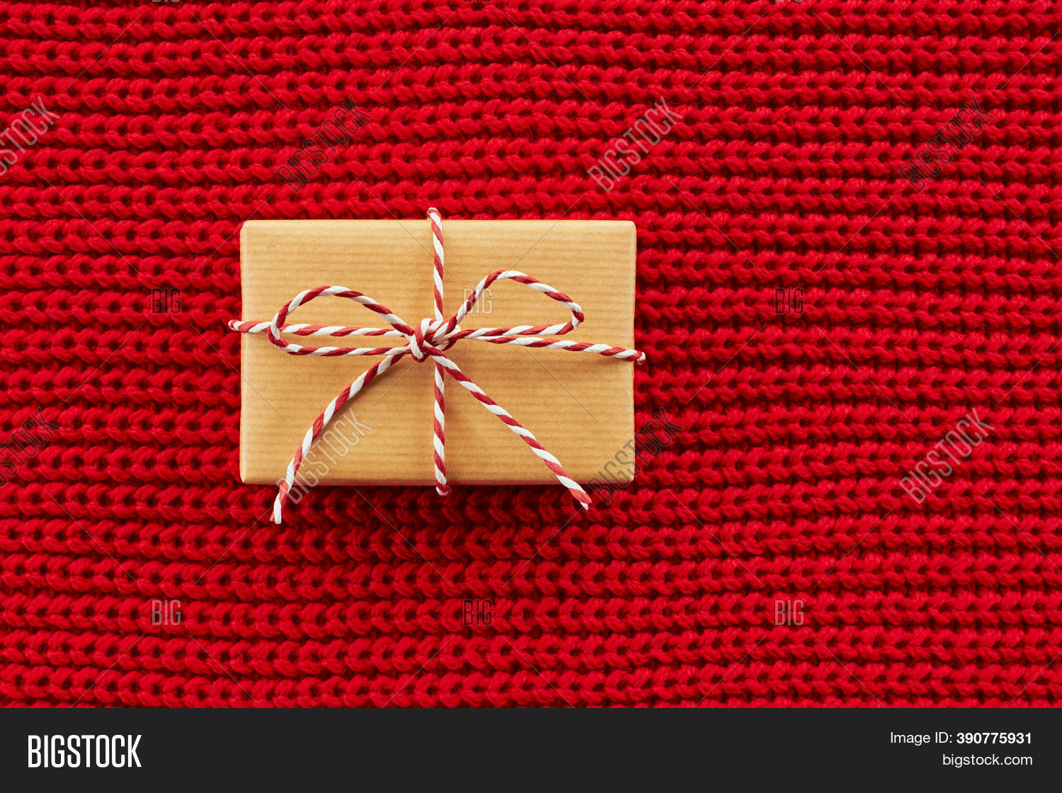 One Gift Box Wrapped Image & Photo (Free Trial) | Bigstock