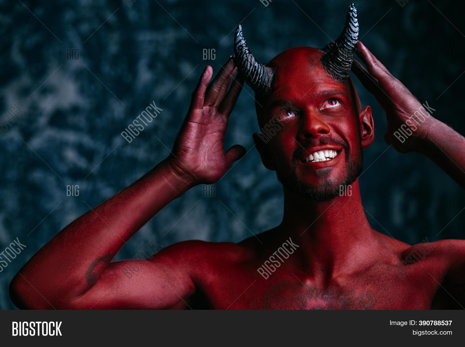 Portrait Joyful Demon Image & Photo (Free Trial) | Bigstock