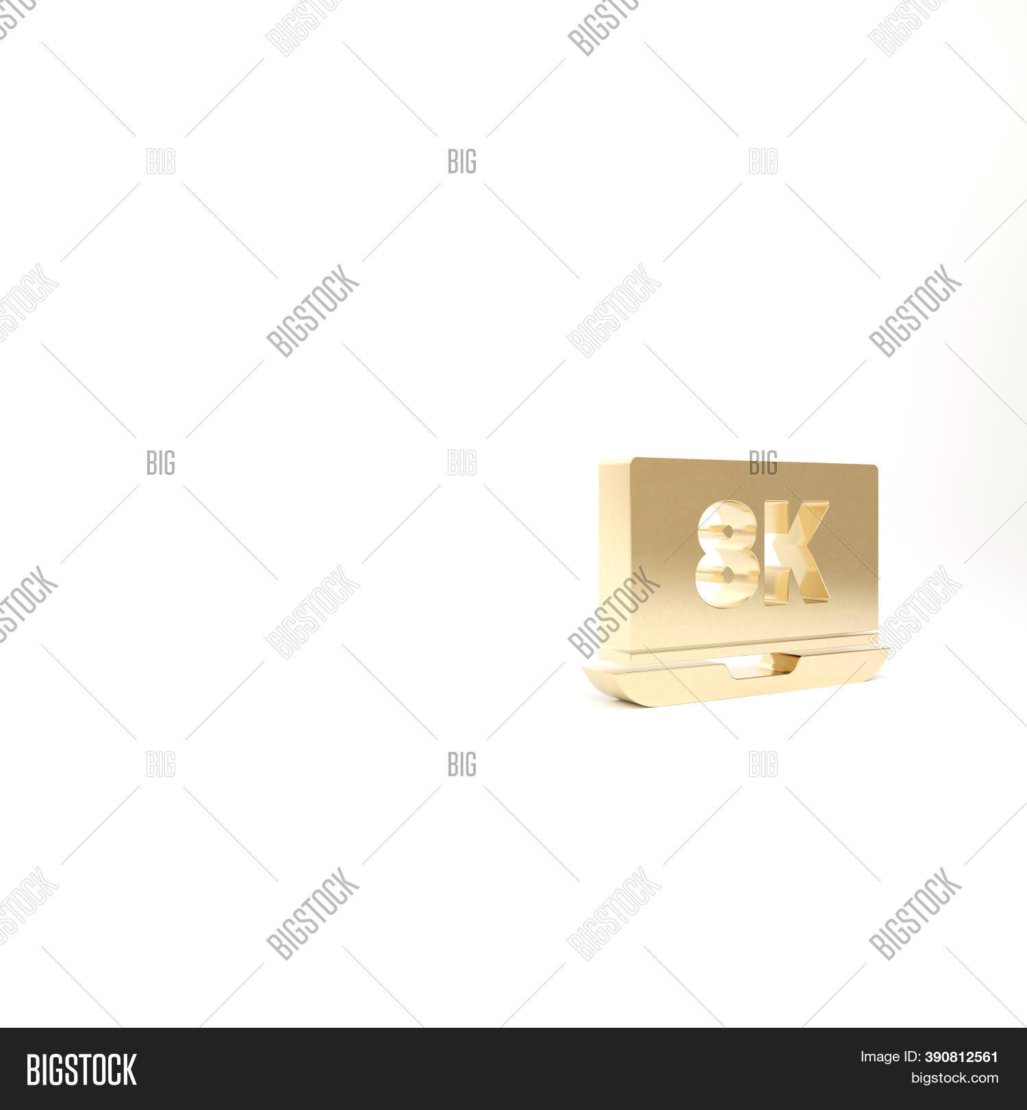 Gold Laptop Screen 8k Image & Photo (Free Trial) | Bigstock