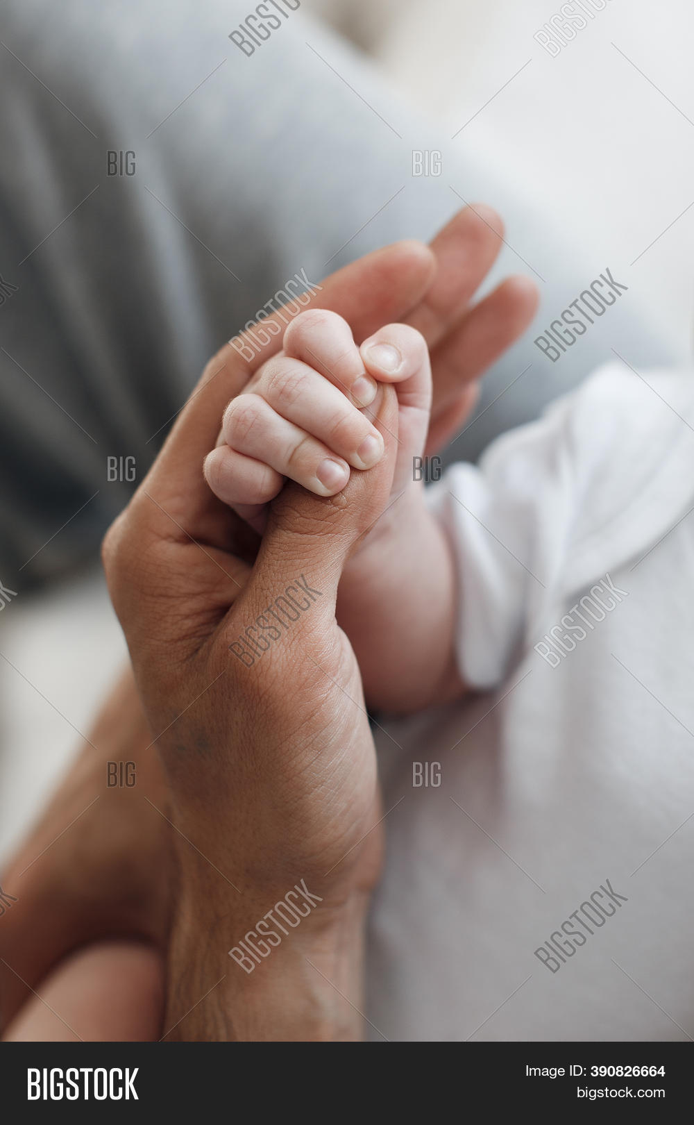 Babys Hand Fathers Image & Photo (Free Trial) | Bigstock