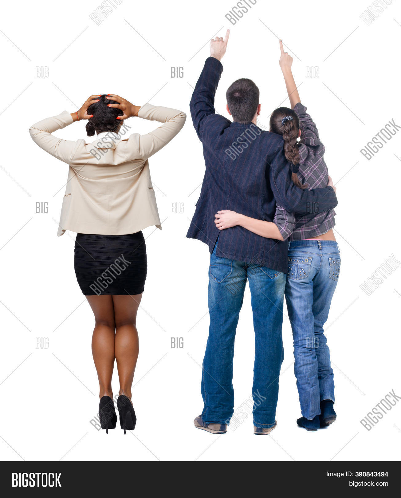 Back View Group Image & Photo (Free Trial) | Bigstock