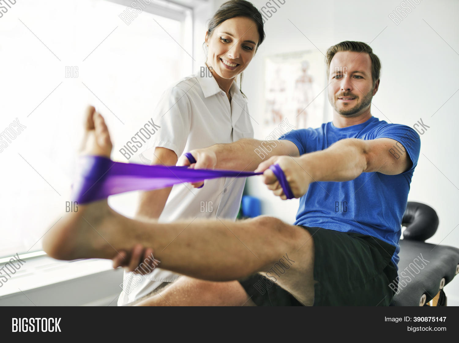 Physiotherapist Doing Image & Photo (Free Trial) | Bigstock