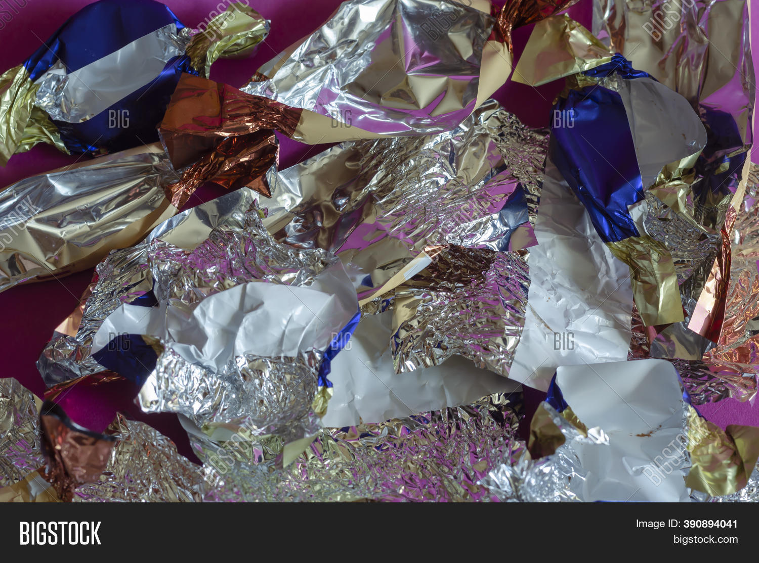 Lots Crumpled Shiny Image & Photo (Free Trial) | Bigstock