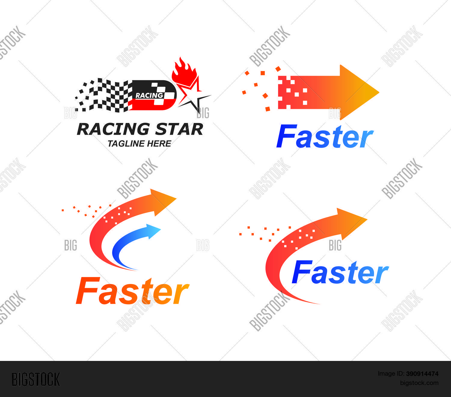 Faster Logo Icon Vector & Photo (Free Trial) | Bigstock