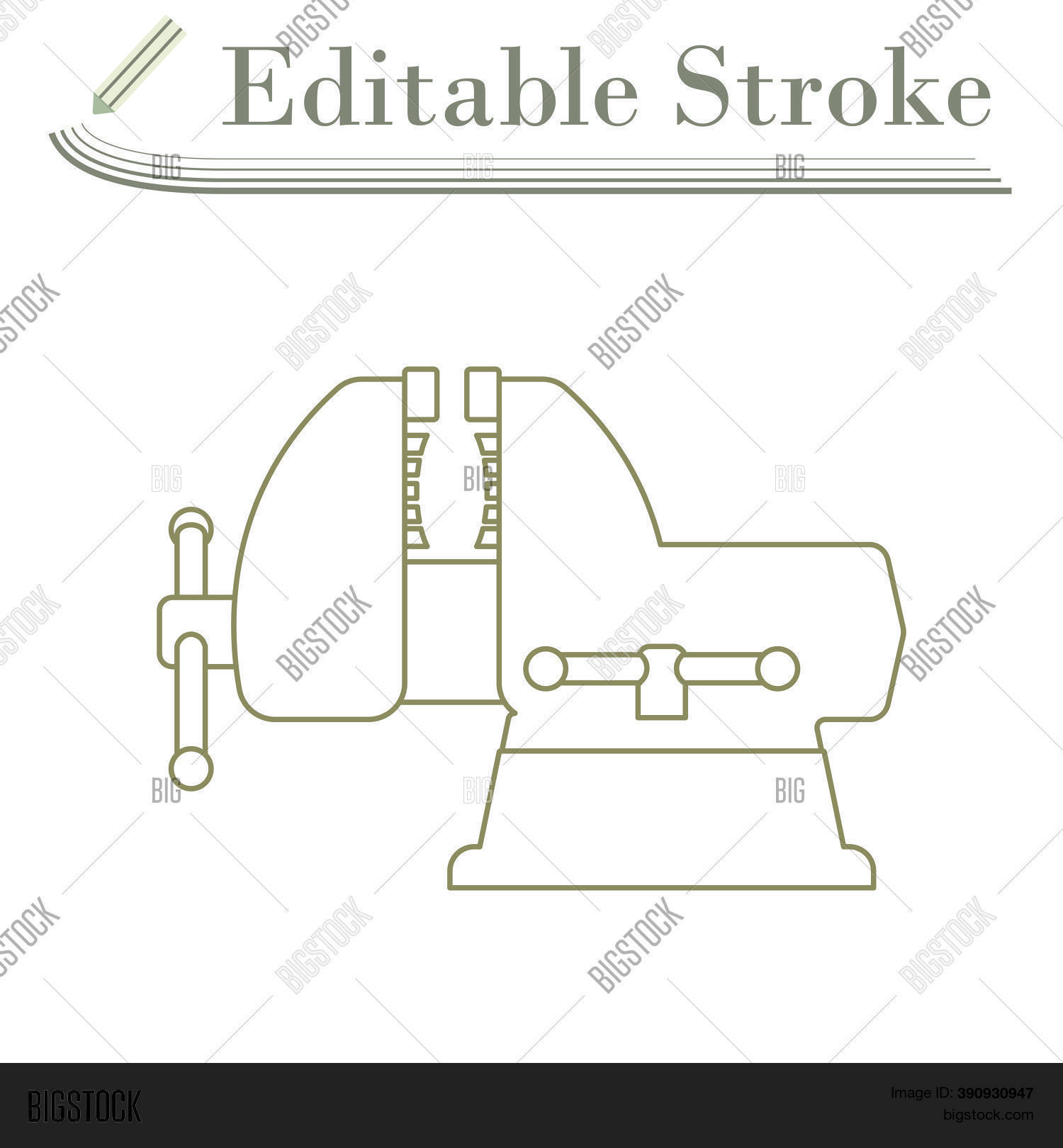 Vise Icon. Editable Vector & Photo (Free Trial) | Bigstock