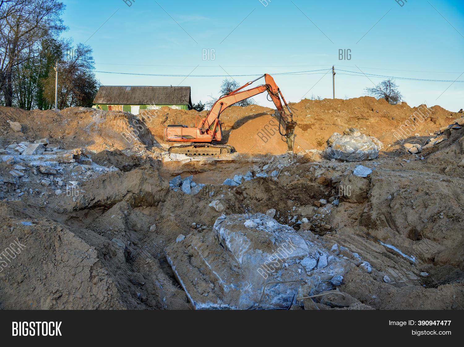 Crawler Excavator Image & Photo (Free Trial) | Bigstock