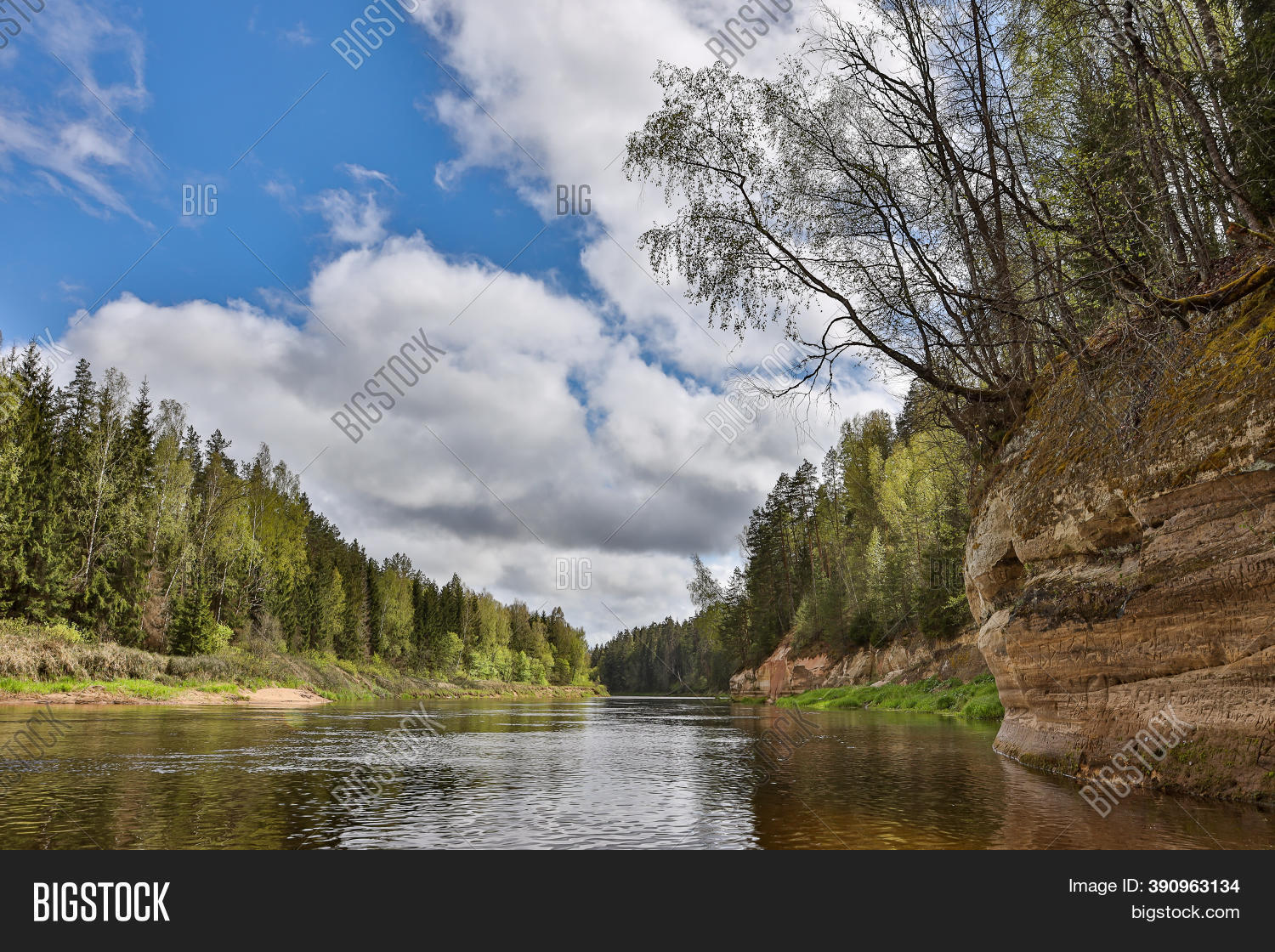 Landscape View River Image & Photo (Free Trial) | Bigstock