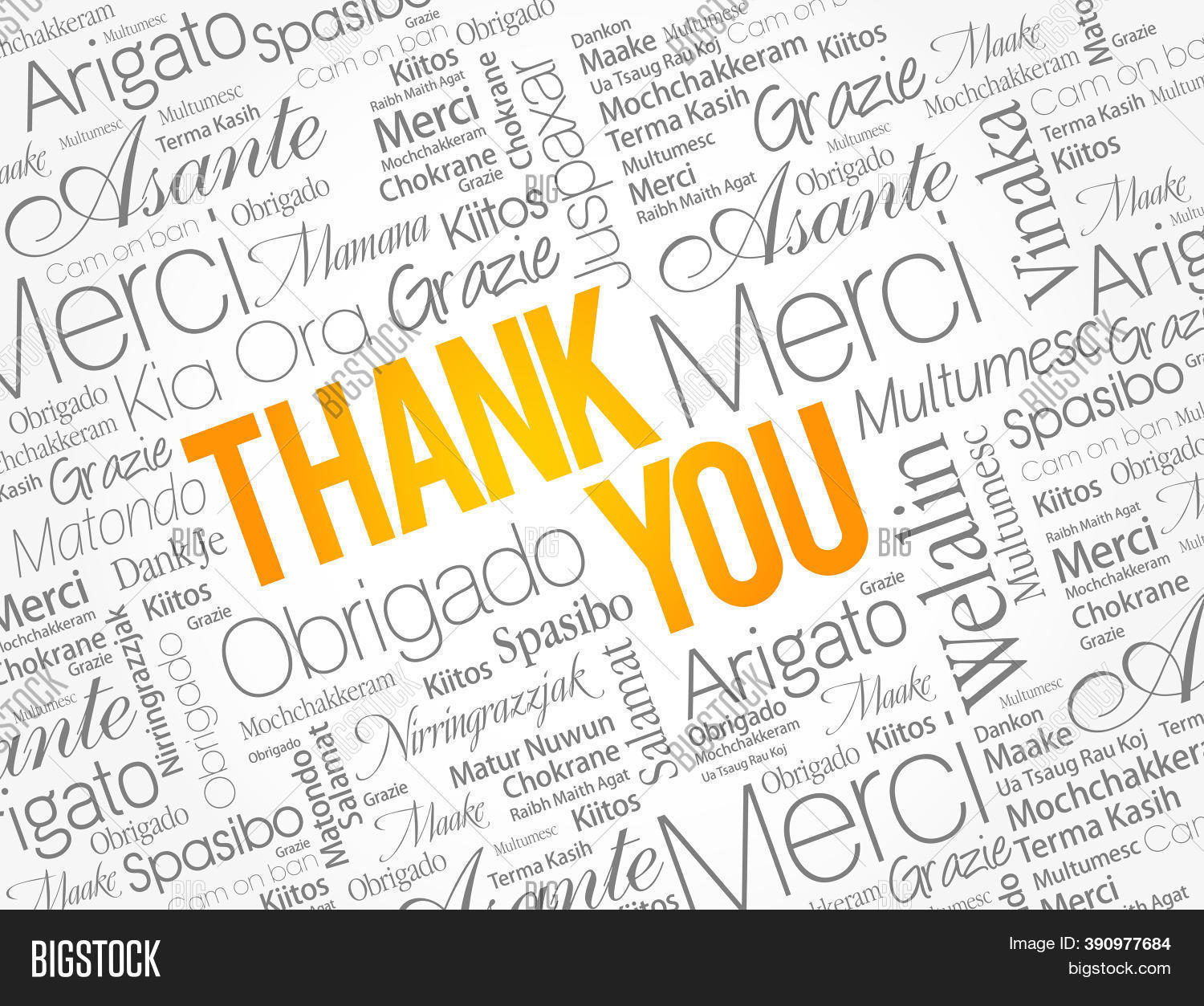 Thank You Word Cloud Image & Photo (Free Trial) | Bigstock