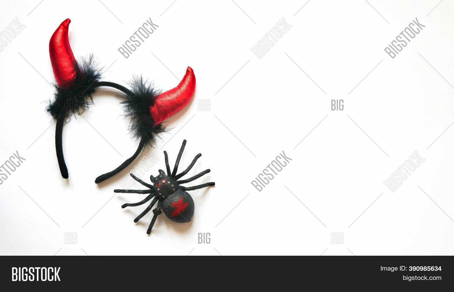 Red Devil Horns Head Image & Photo (Free Trial) | Bigstock