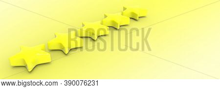 3d Five Yellow Star On Image & Photo (Free Trial) | Bigstock