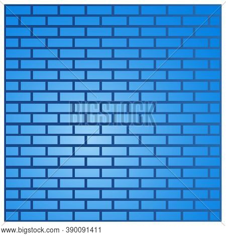 Blue Brick Wall Vector & Photo (Free Trial) | Bigstock