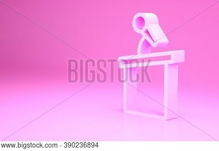 Pink Stage Stand Image & Photo (Free Trial) | Bigstock