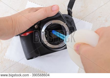 Hands Blowing Off Dust Image & Photo (Free Trial) | Bigstock
