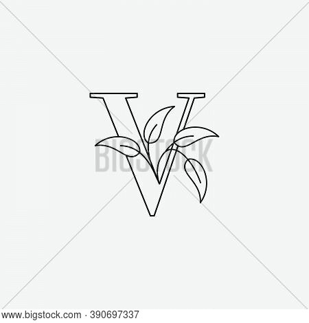 Outline Letter V Vector & Photo (Free Trial) | Bigstock