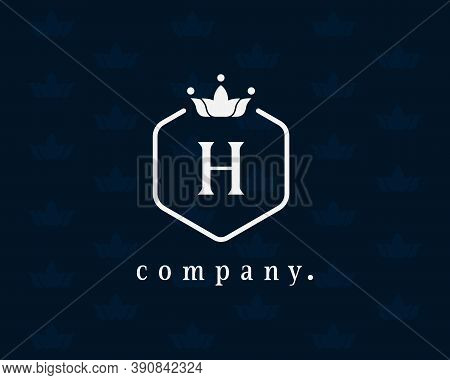 Letter H Crown Vector Vector & Photo (Free Trial) | Bigstock