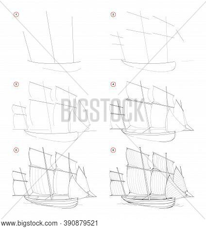 Medieval Ship Drawing