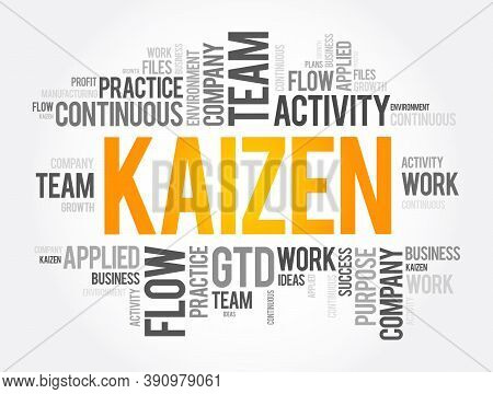 Kaizen Word Cloud Image & Photo (Free Trial) | Bigstock