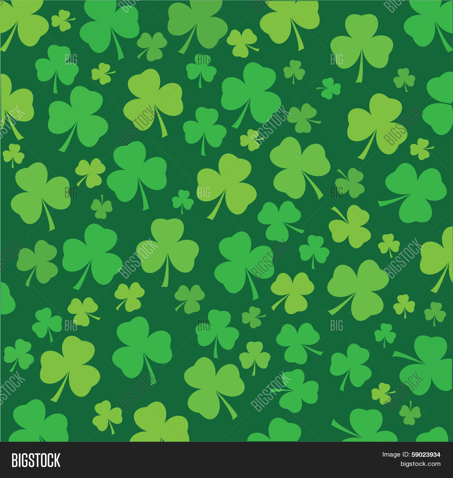 Shamrock Background Vector & Photo (Free Trial) | Bigstock