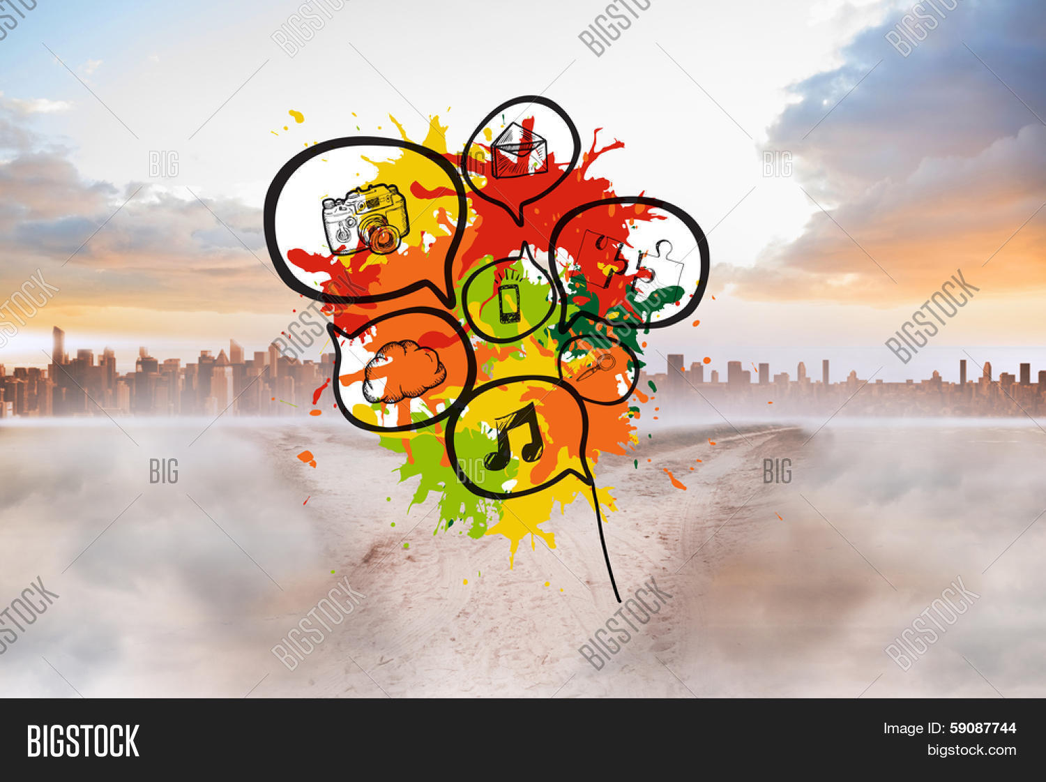 Dusty Path Desert Image & Photo (Free Trial) | Bigstock