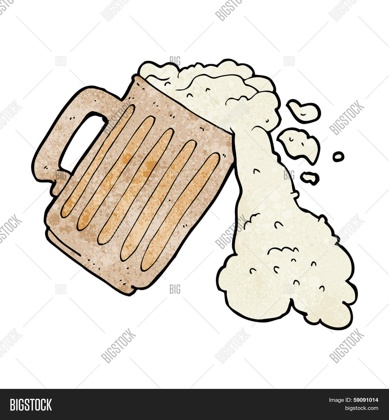 Cartoon Mug Beer Vector & Photo (Free Trial) | Bigstock
