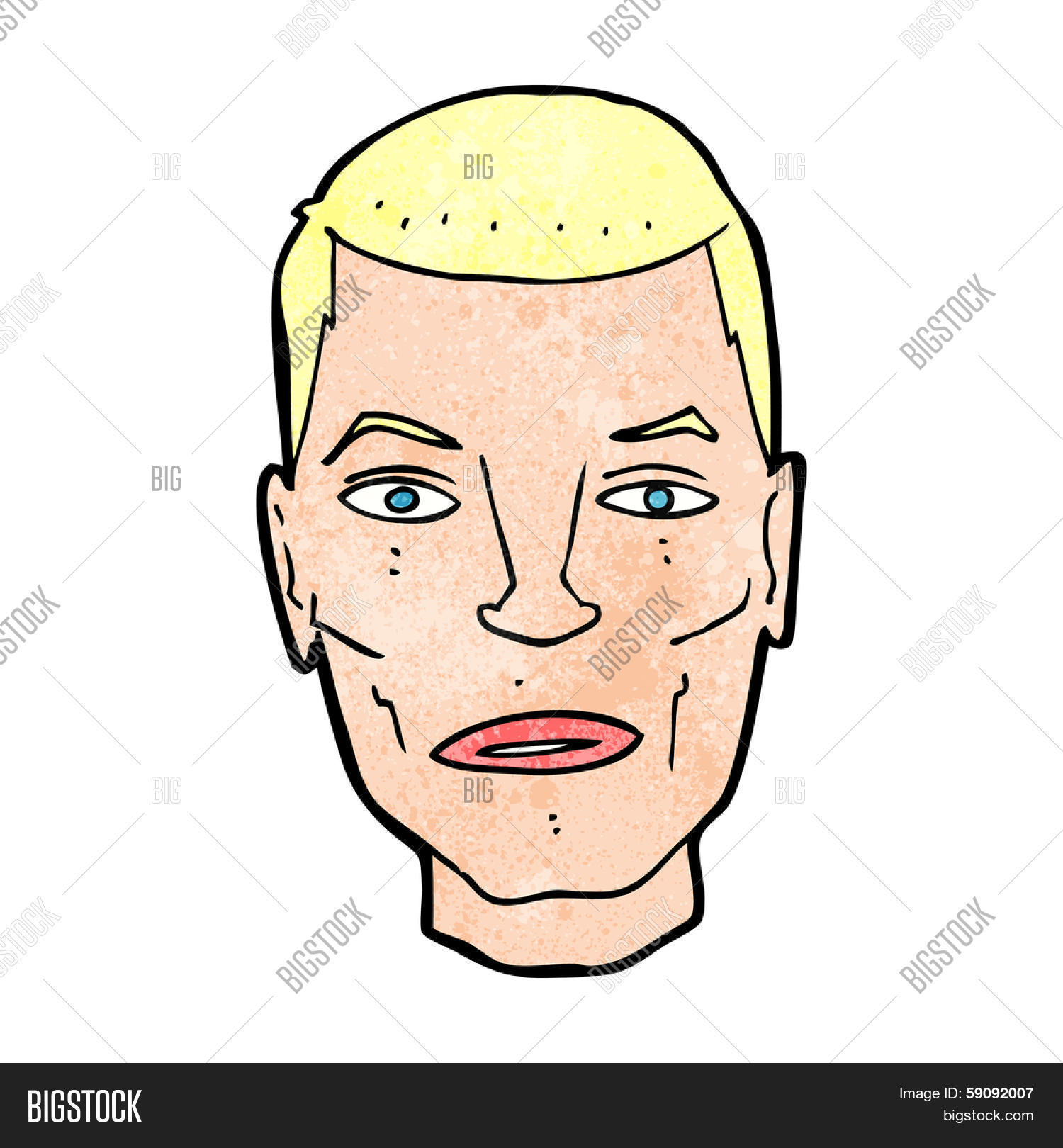 Cartoon Serious Male Vector & Photo (Free Trial) | Bigstock