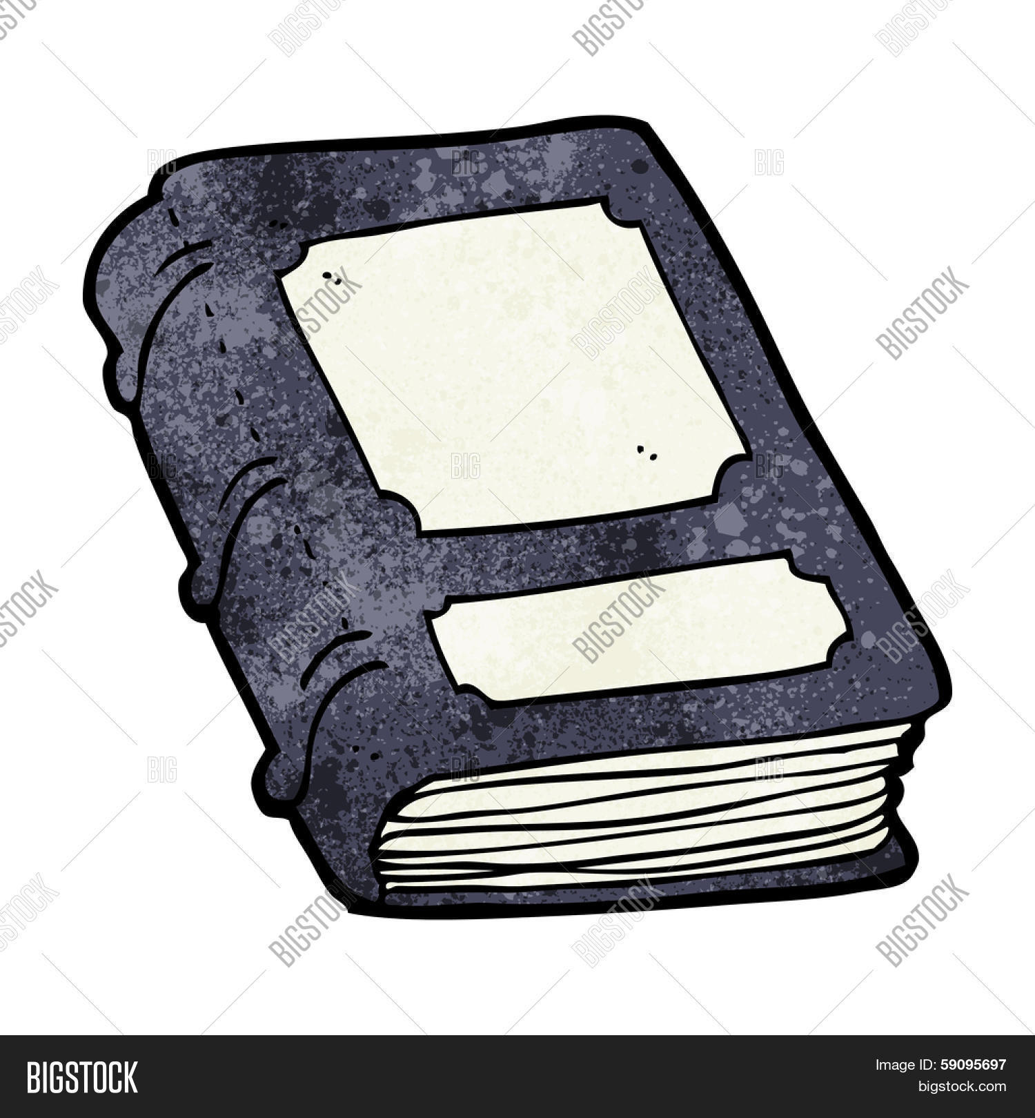 Cartoon Old Book Vector & Photo (Free Trial) | Bigstock
