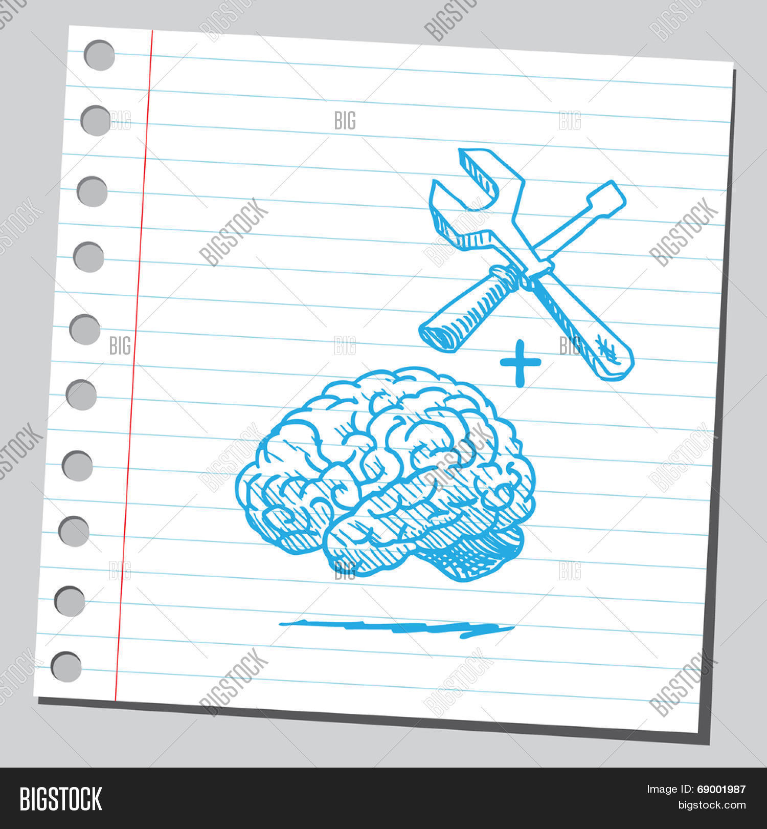 Brain Tools Vector & Photo (Free Trial) | Bigstock