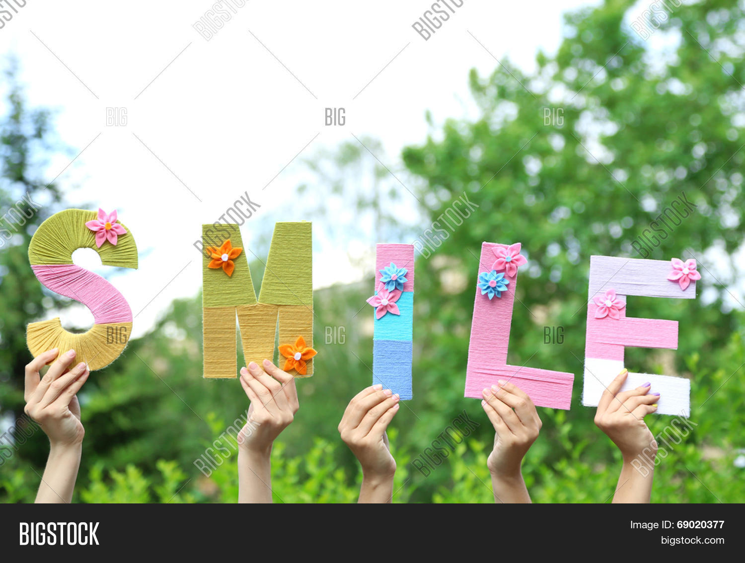 Hands Holding Letters Image & Photo (Free Trial) | Bigstock