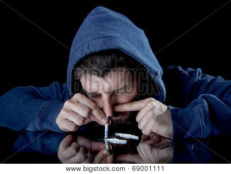 Sad Man Doing Sniffing Image & Photo (Free Trial) | Bigstock