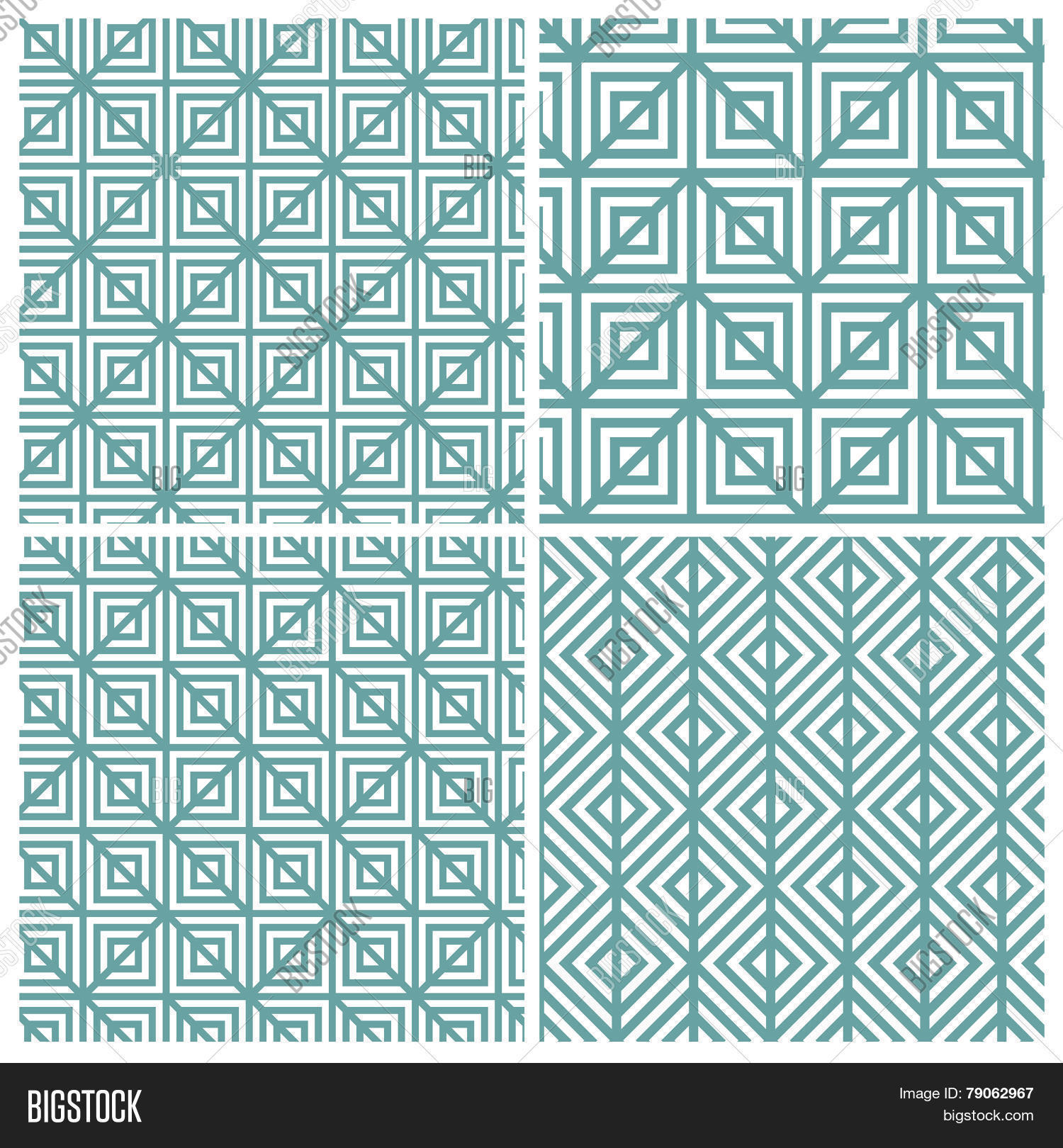 Set Four Line On Vector & Photo (Free Trial) | Bigstock