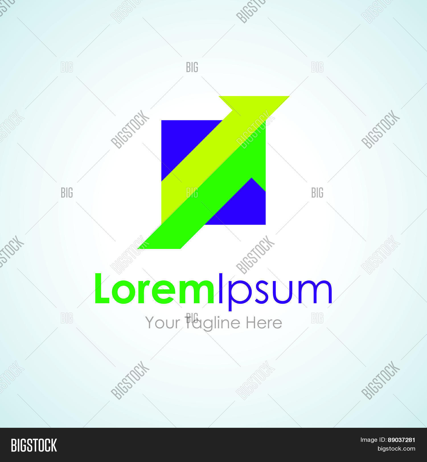 Success Green Arrow Vector & Photo (Free Trial) | Bigstock
