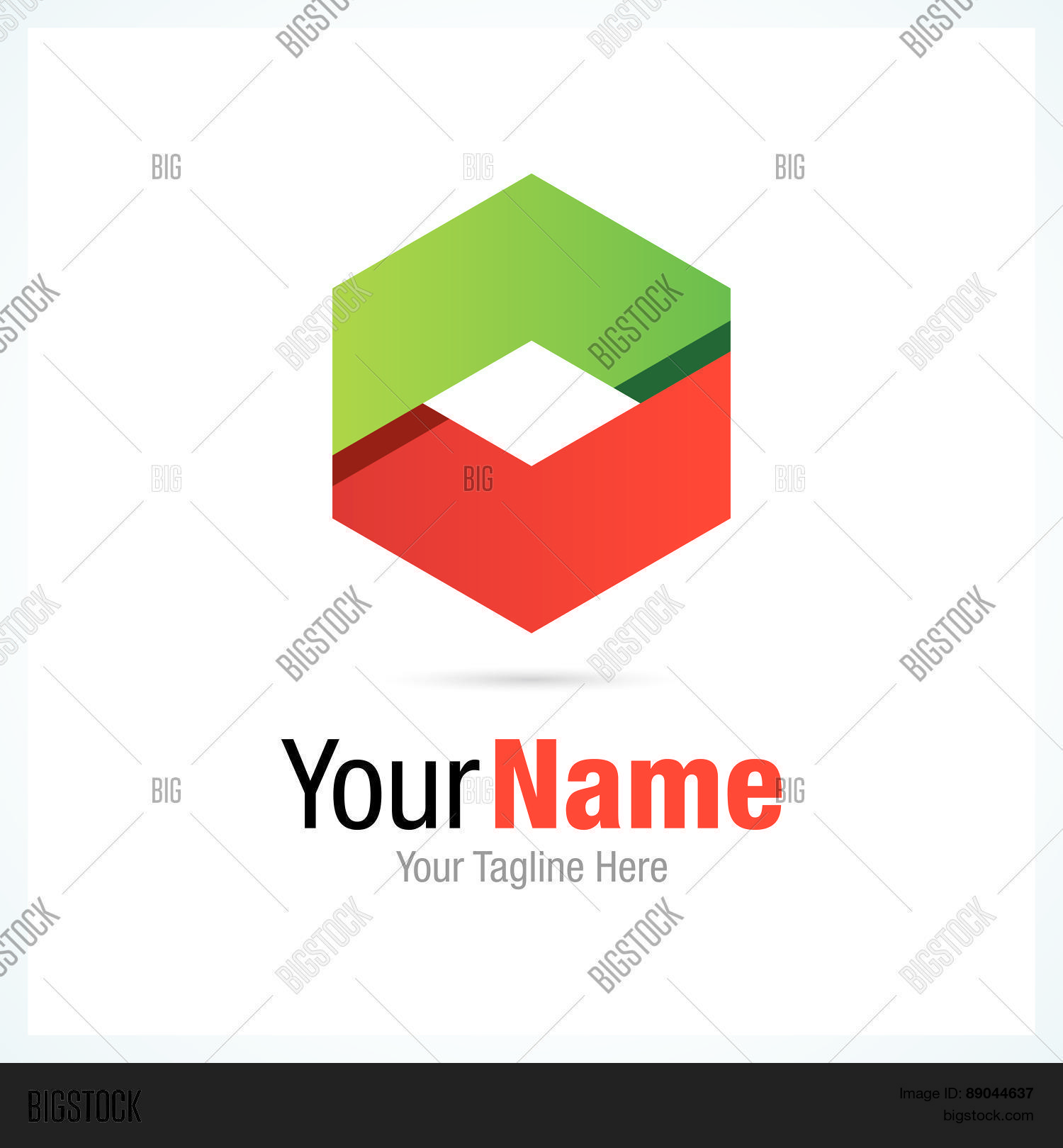 Green Red Chart Vector & Photo (Free Trial) | Bigstock