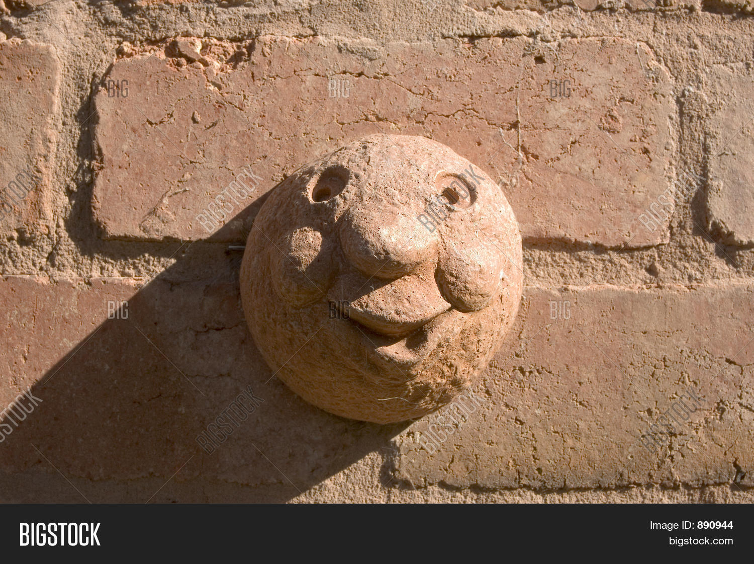 Smily Face On Brick Image & Photo (Free Trial) | Bigstock