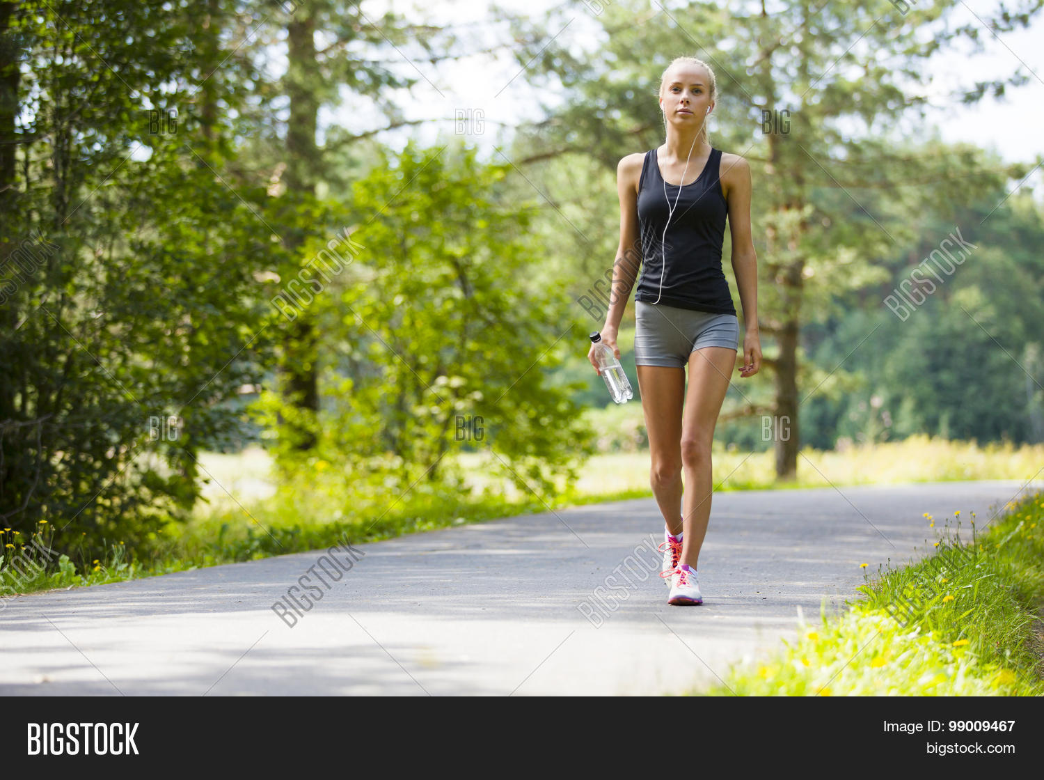 Young Woman Walks Image & Photo (Free Trial) | Bigstock