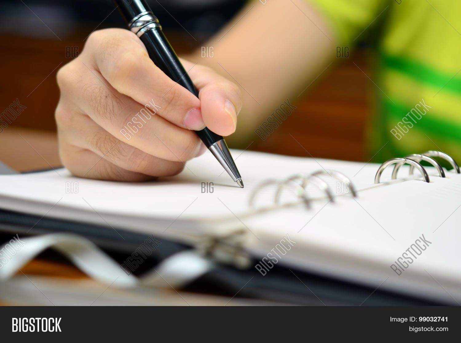 Hand Writes On Book Image & Photo (Free Trial) | Bigstock