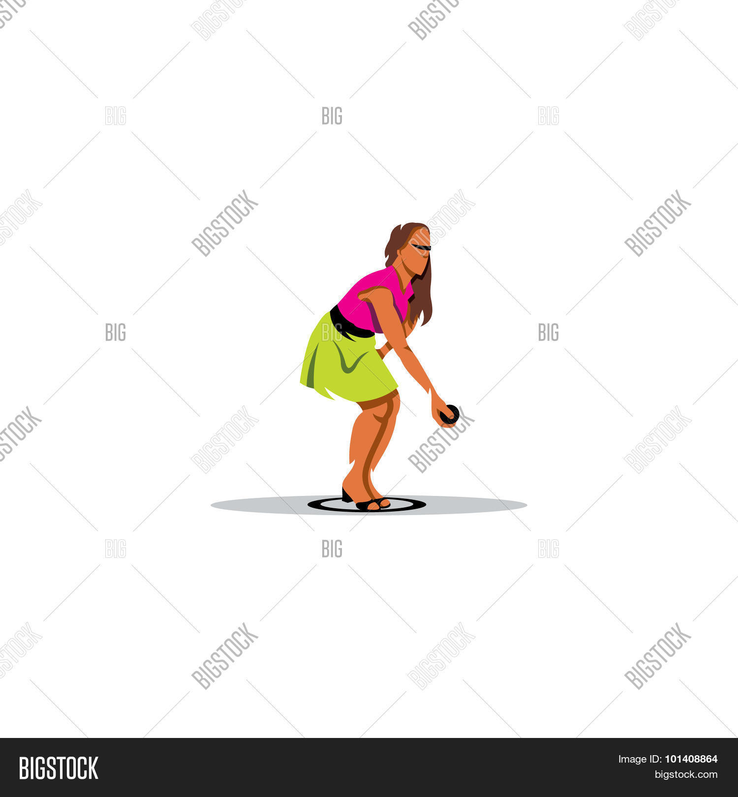 Petanque Game Sign. Vector & Photo (Free Trial) | Bigstock