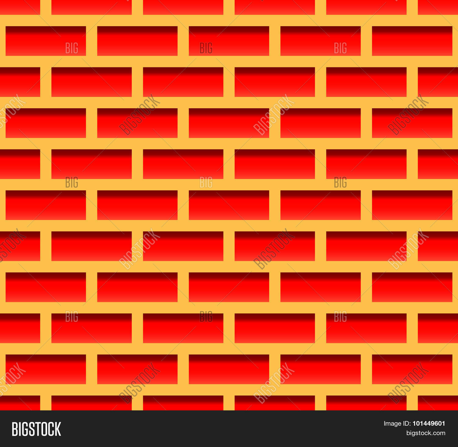 Red Brick Seamless Vector & Photo (Free Trial) | Bigstock