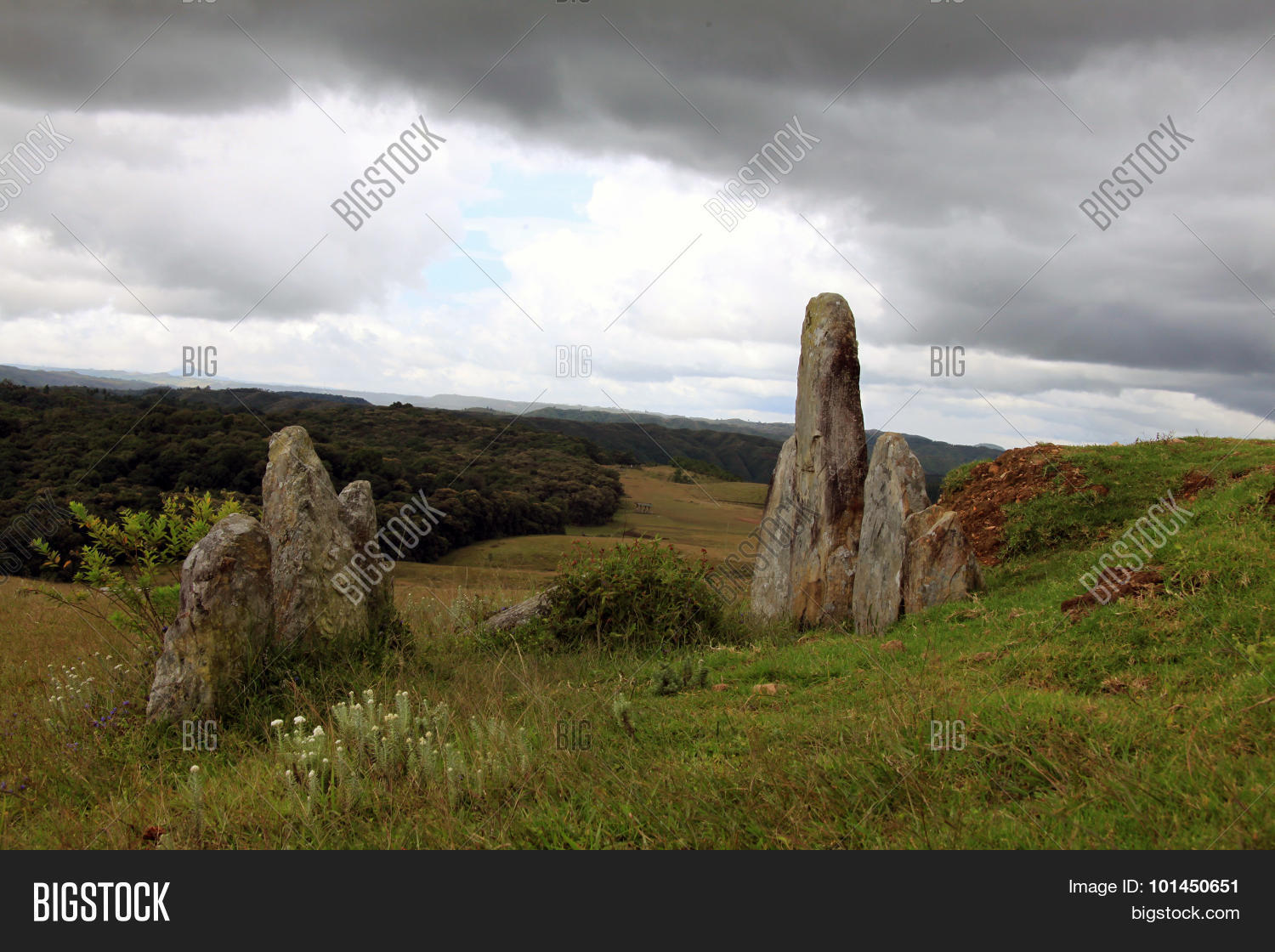 Megaliths On Cloudy Image & Photo (Free Trial) | Bigstock