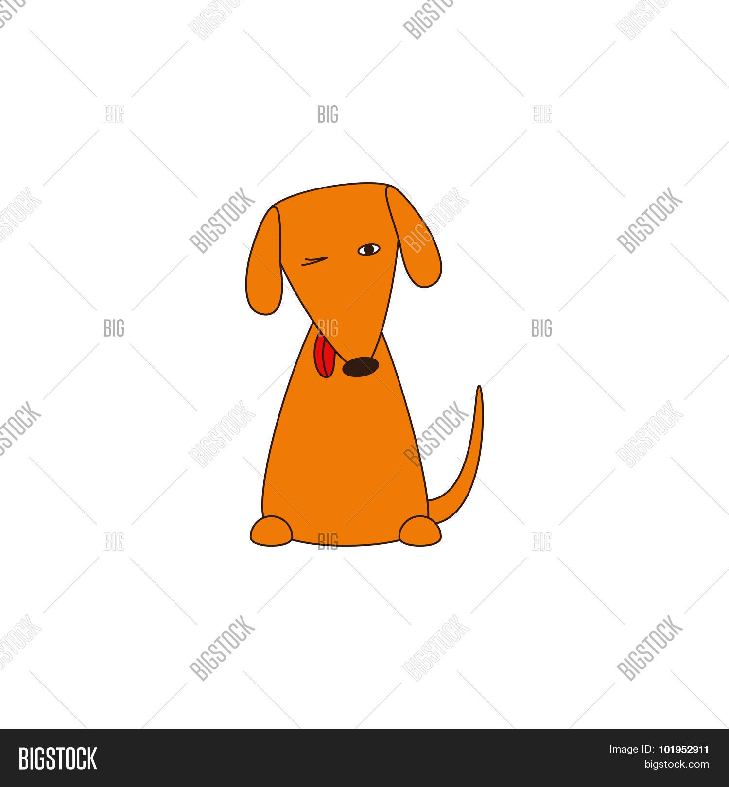 Cute Foxy Dog Vector & Photo (Free Trial) | Bigstock