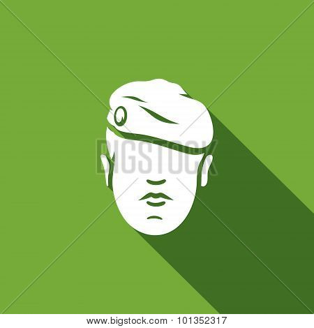 Maroon Military Beret Vector & Photo (Free Trial) | Bigstock