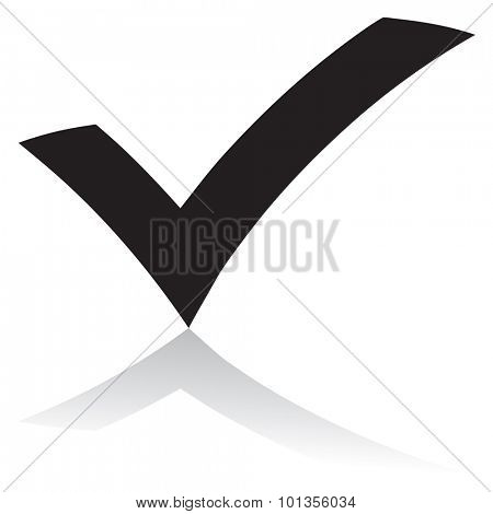 Check Mark Silhouette Vector & Photo (Free Trial) | Bigstock
